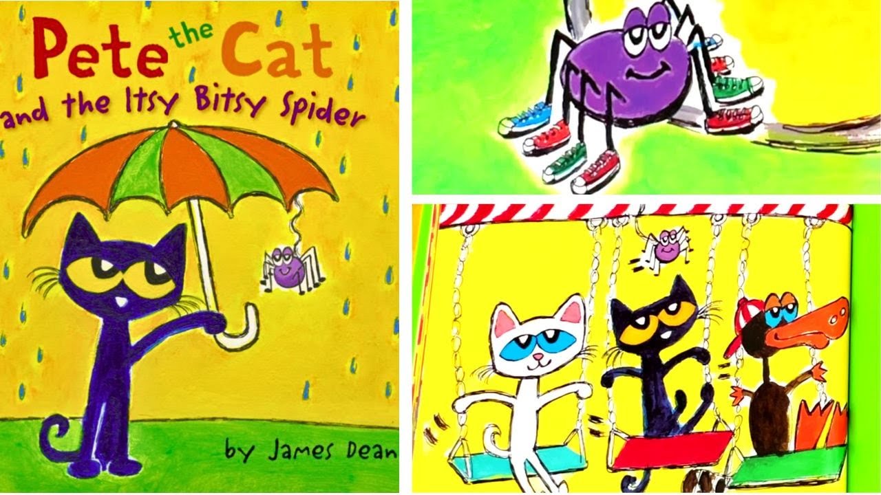 Pete the Cat and Itsy Bitsy Spider (friends step in to lend a helping ...