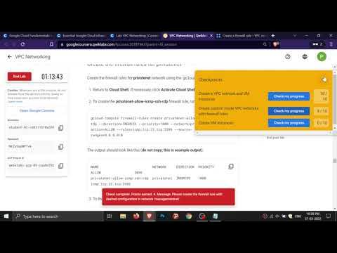 VPC Networking | Qwiklabs - YouTube