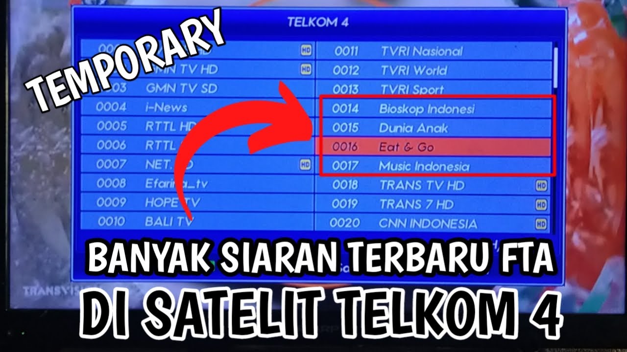 Buruan scan ulang ‼️ Update Telkom 4 terbaru 2024 | banyak siaran baru ...