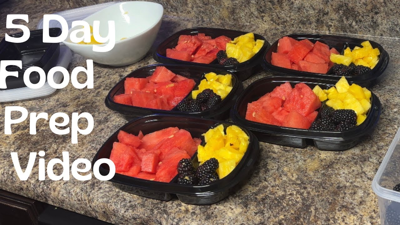 5 Day Food Prep Video - YouTube