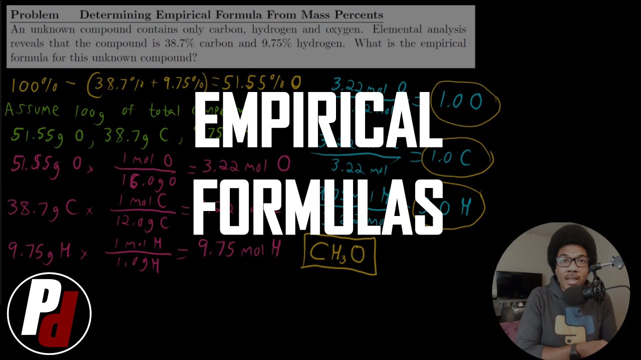 Empirical Formulas | General Chemistry I | 020 - YouTube