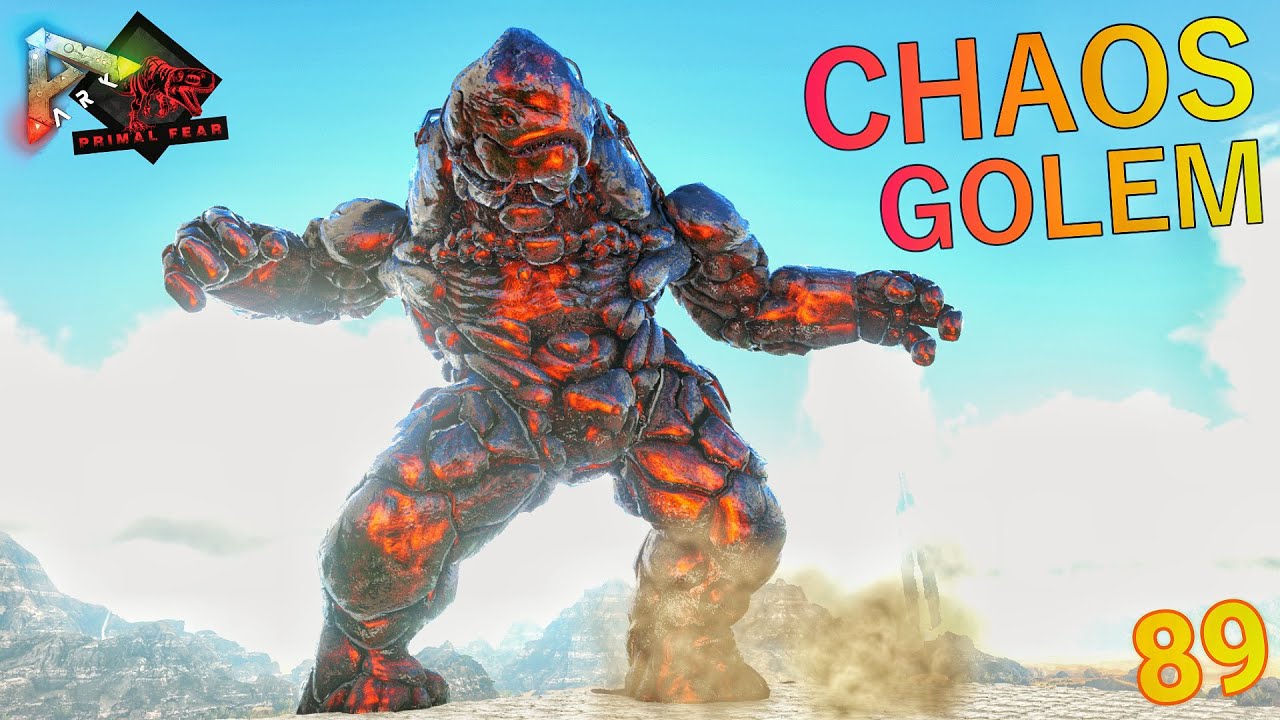 Chaos And Spirit Rock Golem Taming OMG 🔥🔥🔥 : ARK Primal Fear : ARK ...