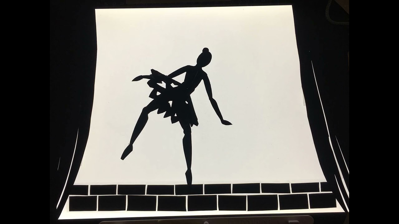 Ballerina Silhouette Stop Motion - YouTube