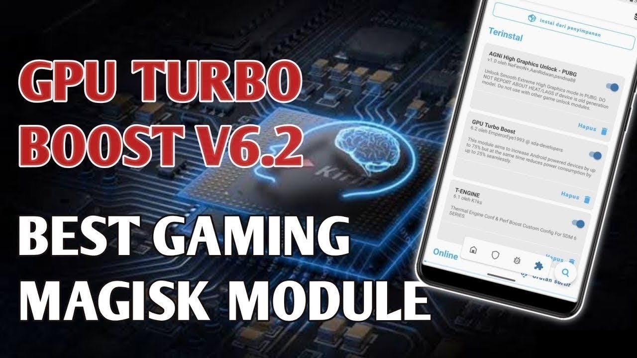 GPU Turbo Boost Magisk Module Gaming for All Android - YouTube