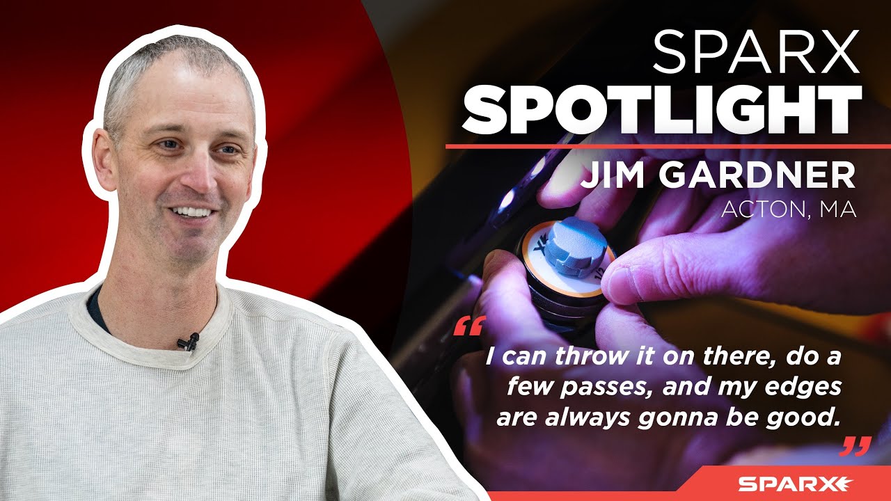 Consistent Skate Sharpening Every Time | Sparx Spotlight: Jim Gardner ...