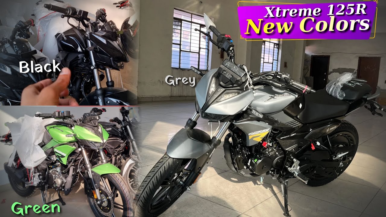 2026 Hero Xtreme 125R New Colors | Dual Channel ABS | Black, Green ...