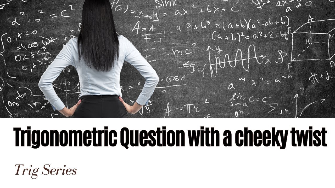 Trig question with sine rule, small angle approximations and more - YouTube