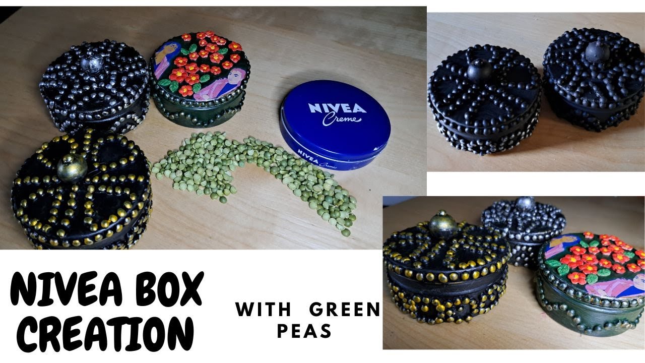 RECYCLE WASTE NIVEA BOX ( decoration with only 1 kitchen ingredient ...