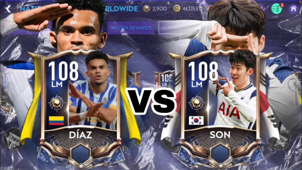 WHO IS THE BEST LM IN FIFA MOBILE 21?! | 108 NH SON VS 108 NH LUIS DIAZ ...