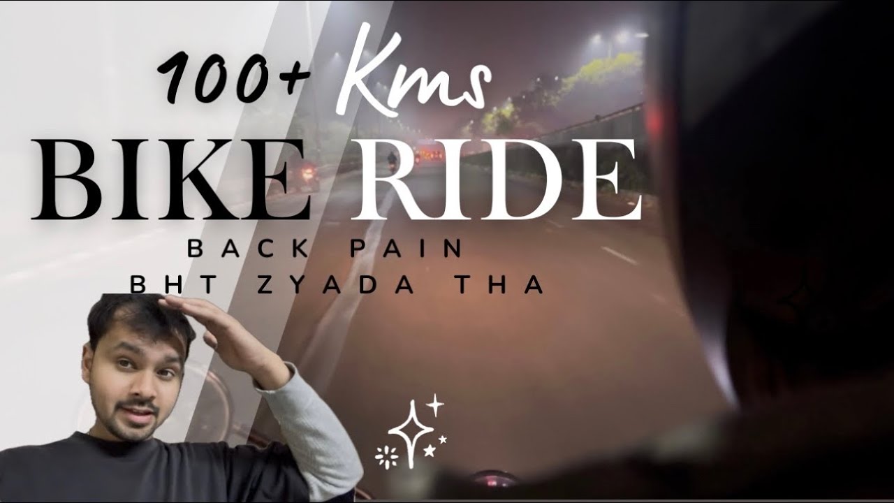 100+ kms bike ride with back pain! #vlog133 #365dayschallenge - YouTube