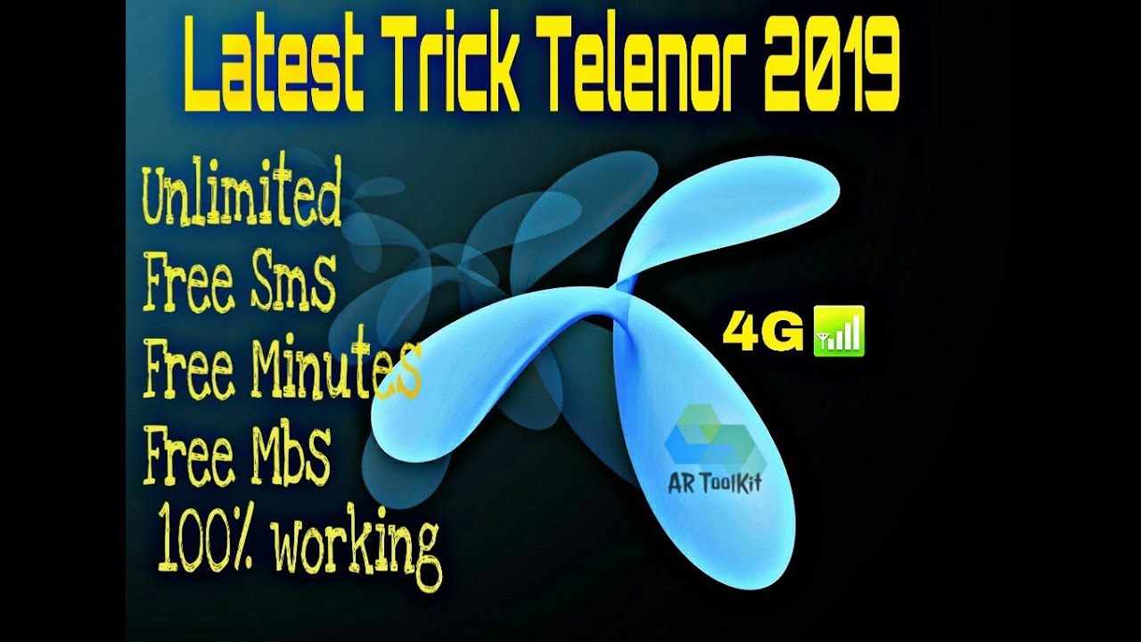 TELENOR FREE SMS, MINUTES, MBs UNLIMITED By AR-Toolkit - YouTube