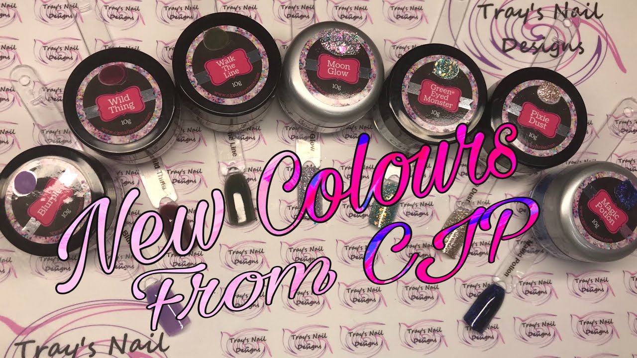 CJP Nail Mail - Swatching CJP October New Acrylic Colour Release - CJP ...