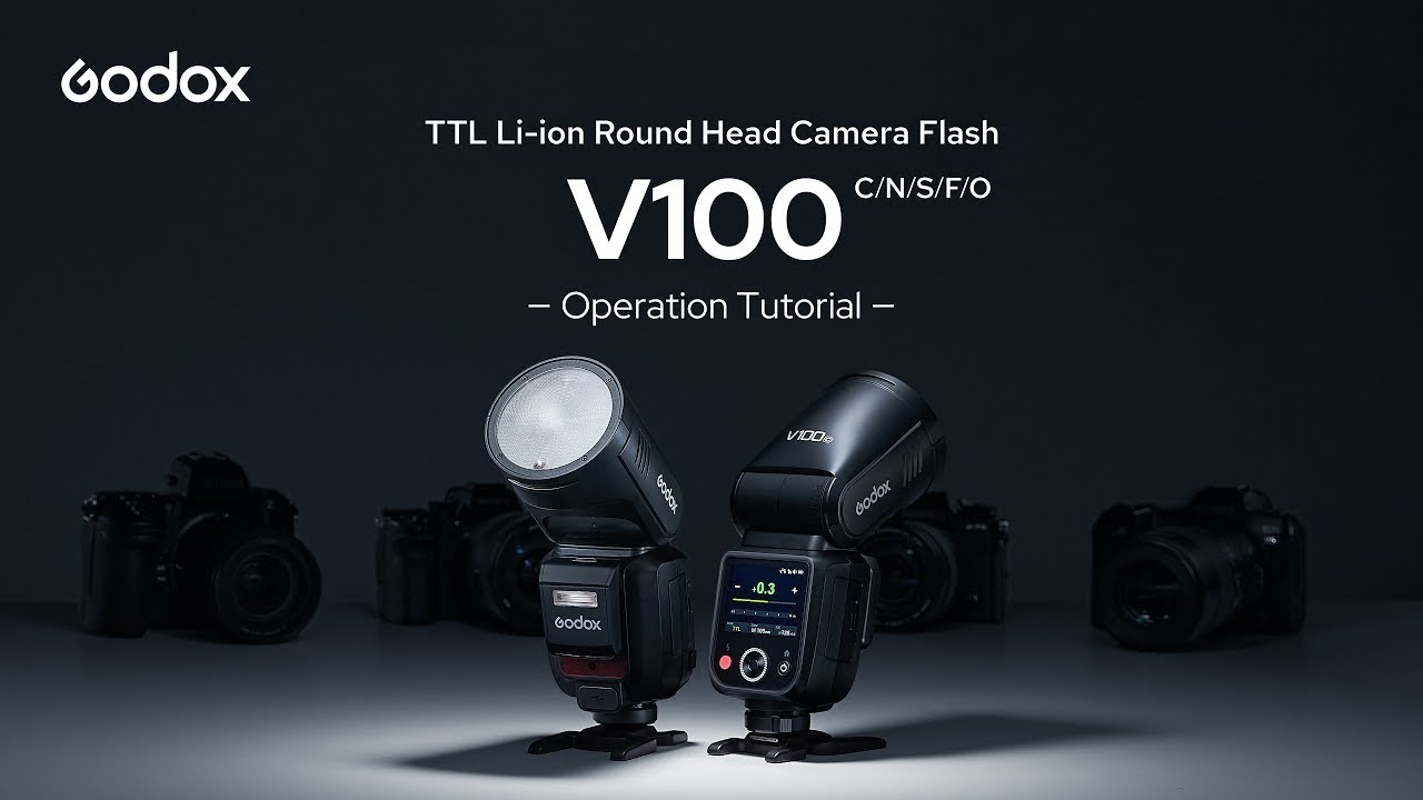 Godox V100 Camera Flash | 100Ws, Beyond Limits! | Operation Tutorial - YouTube