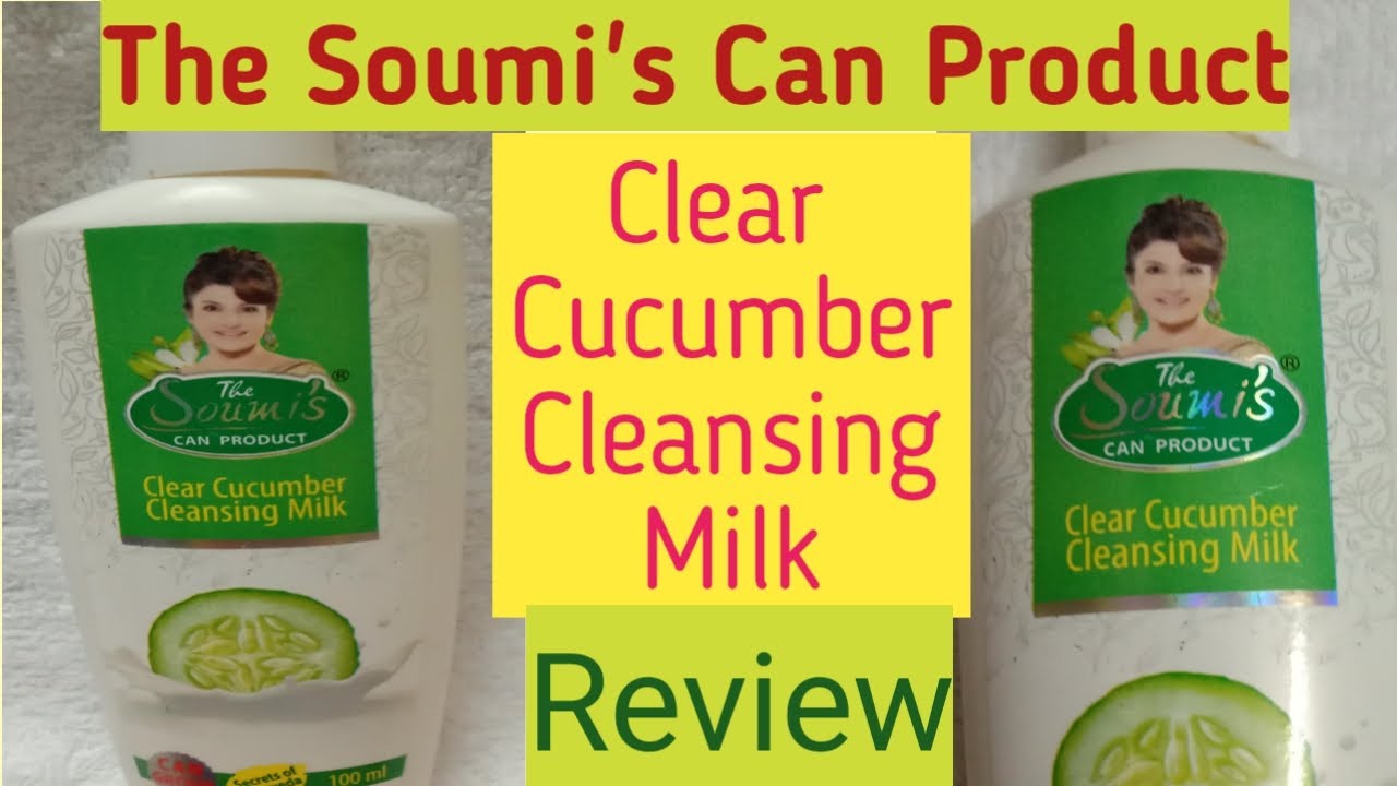 The Soumi's Can Product//Clear Cucumber Cleansing Milk Review//Happy ...
