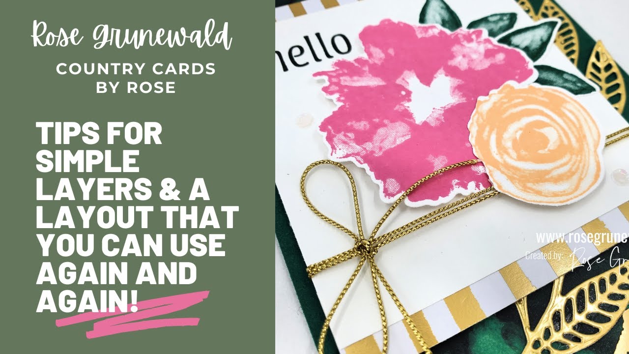 Tips for Simple Layers and a Layout That You Can Use Again & Again ...