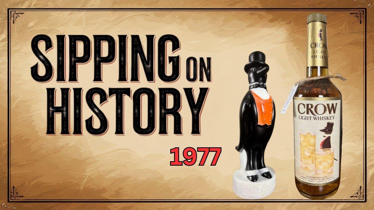 Tasting a 48-Year-Old Time Capsule: 1977 Crow Light Whiskey! 🕰️🥃 - YouTube