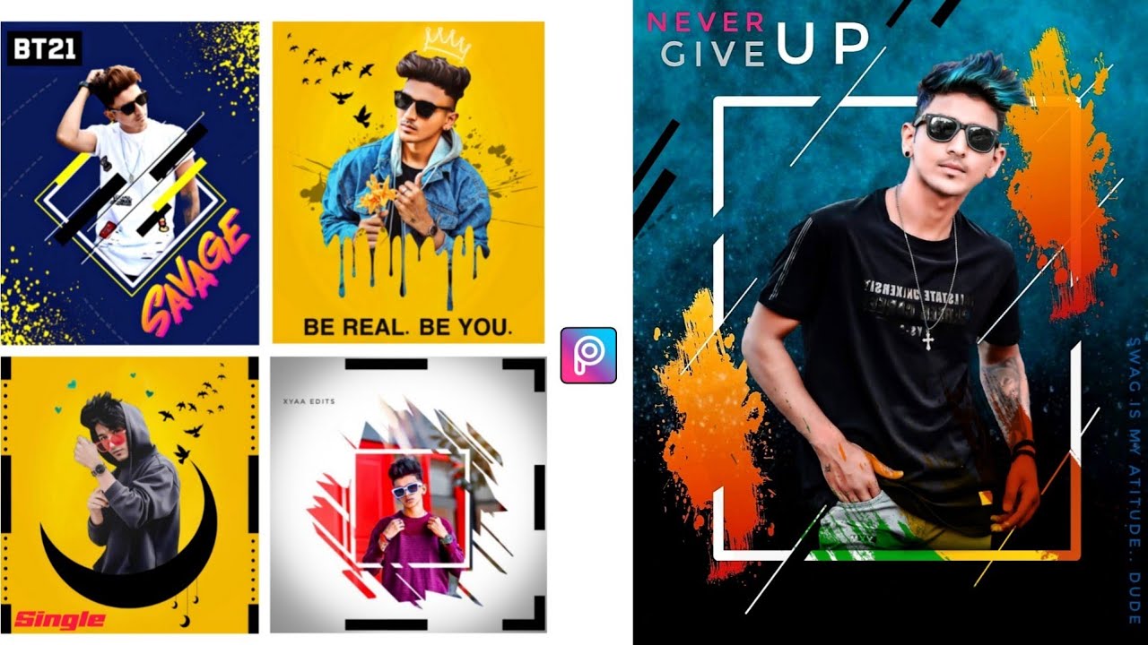 Picsart Frame concept🔥 | Picsart Photo Editing | Picsart Editing New ...