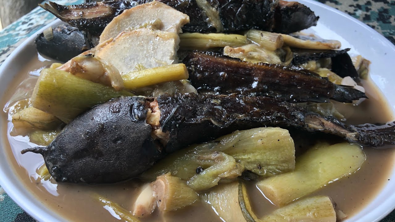 BINAGOONGAN NA GABI with inihaw na NATIVE HITO - YouTube