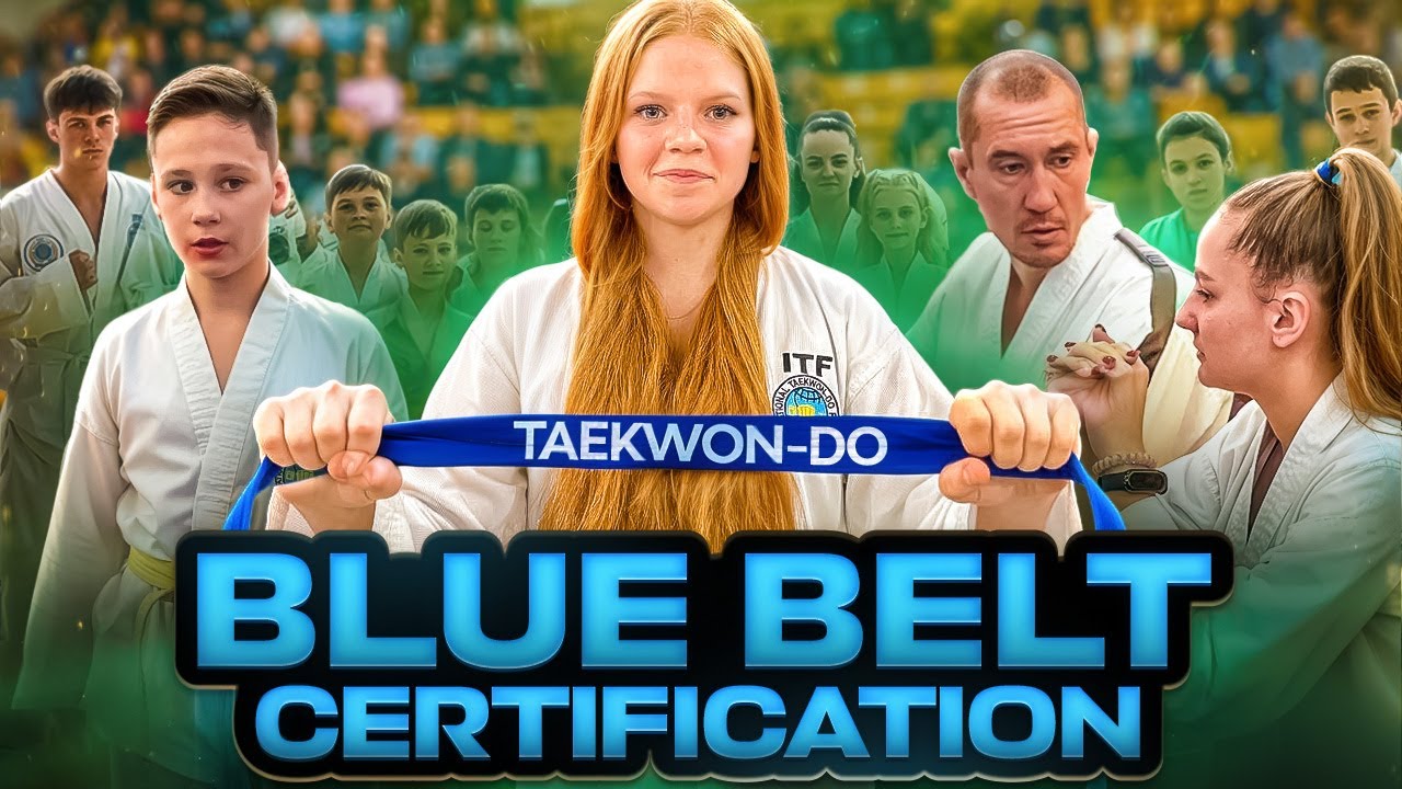 Blue belt certification | Атестація на синій пояс - YouTube