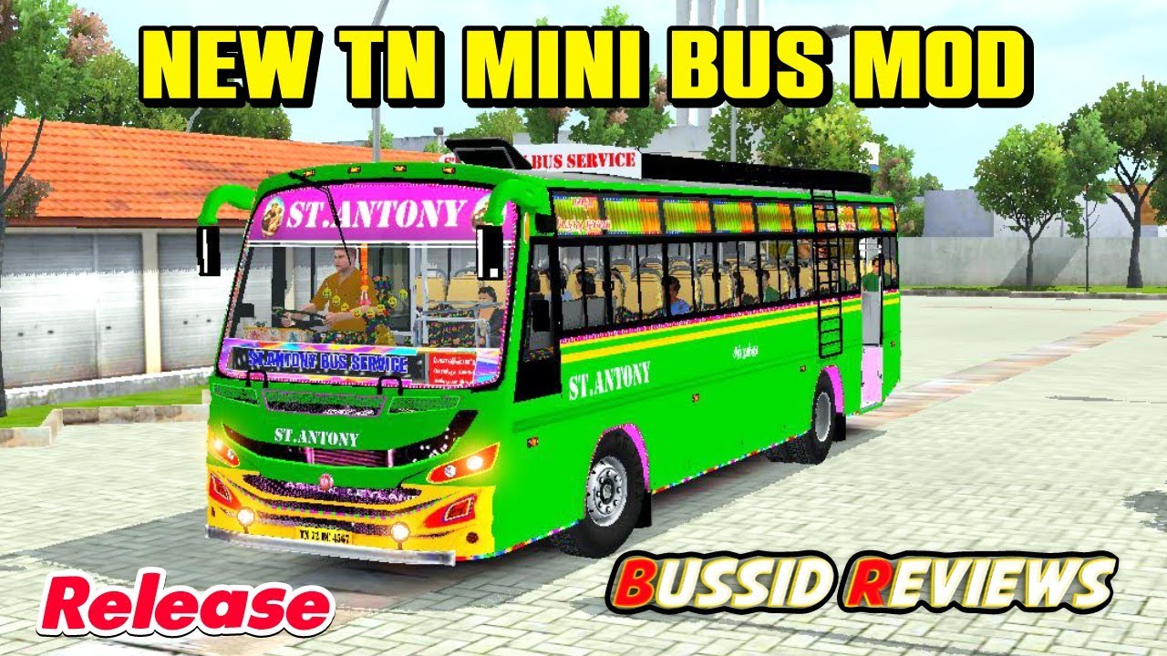 🎀🤩NEW TN MINI BUS😍MOD RELEASE💥BUSSID REVIEWS😎 - YouTube