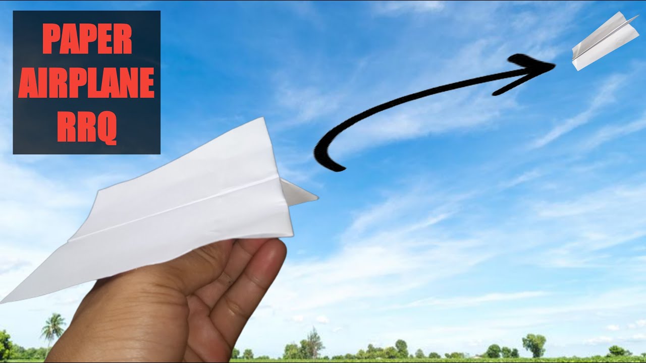 Kapal terbang kertas RRQ, cara membuat kapal terbang kertas RRQ - YouTube