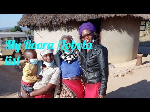 My Roora/Lobola list (what was asked for my bride price )#Zim - YouTube