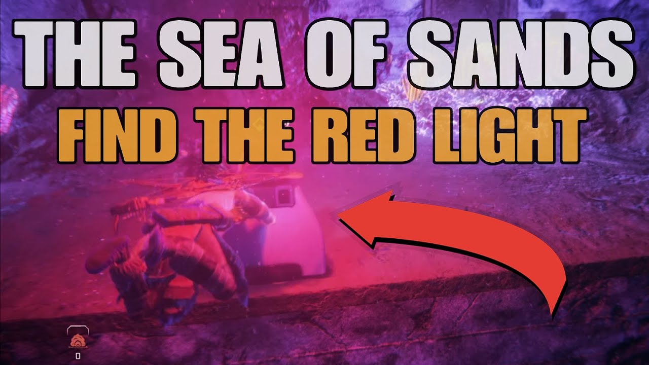 The Sea Of Sands: Find The Red Light | Horizon Forbidden West The Red ...
