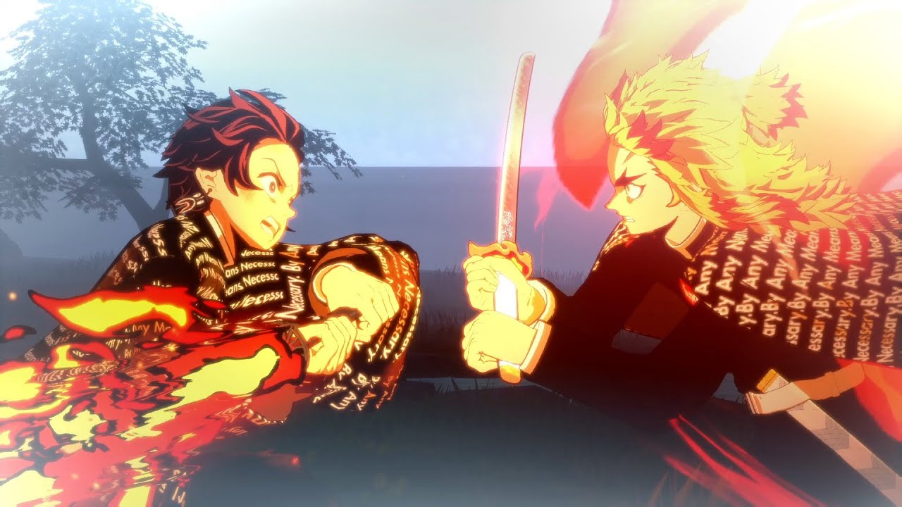 Supreme Drip Tanjiro Vs Supreme Drip Rengoku Boss Battle - YouTube