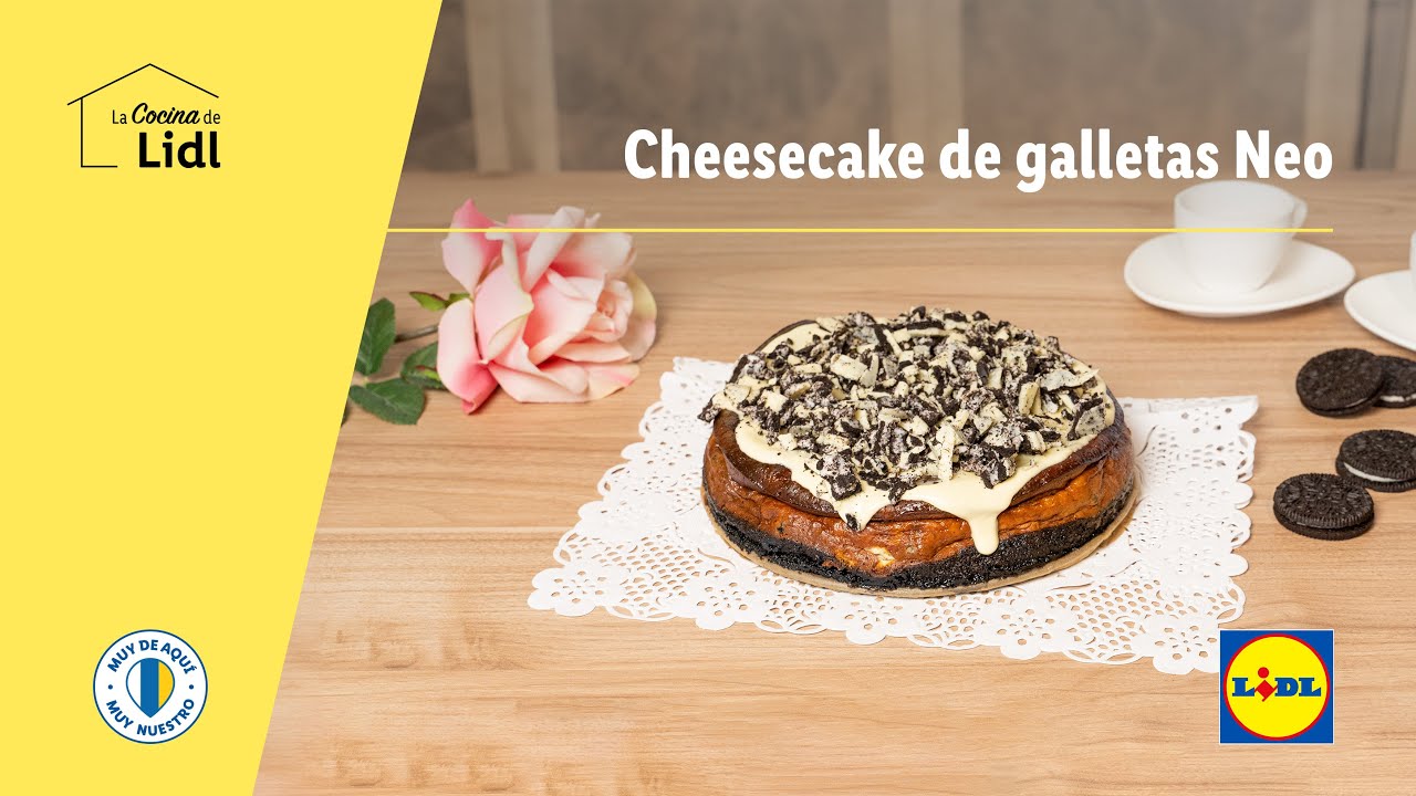 Cheesecake de galletas Neo 🍰🍪 - Recetas canarias | Lidl España - YouTube
