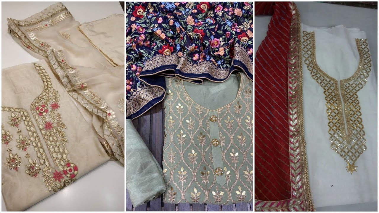 Gota Pati Work Dress Designs|| Latest Dress Designs For Girls 2020-2021 ...
