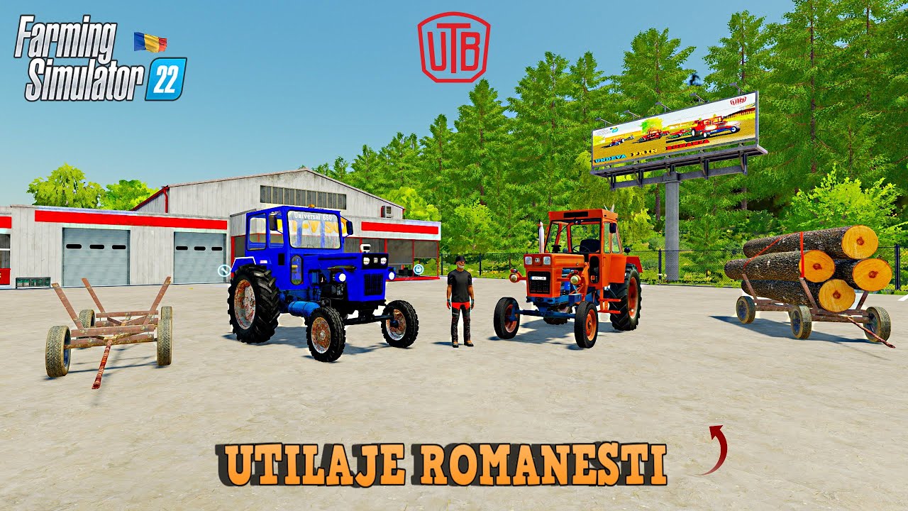 UTB - URI + CARUTA - NOILE UTILAJE ROMANESTI - FARMING SIMULATOR 22 ...