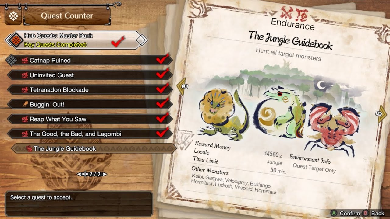 [PC] Monster Hunter Rise: Sunbreak (MHR) - Hub Quest M★ The Jungle ...