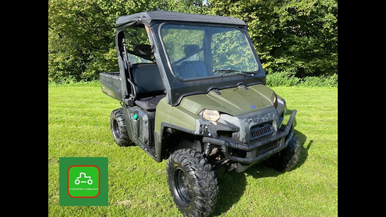 POLARIS RANGER DIESEL 2014 4x4 ATV SOLD BY www.catlowdycarriages.com ...
