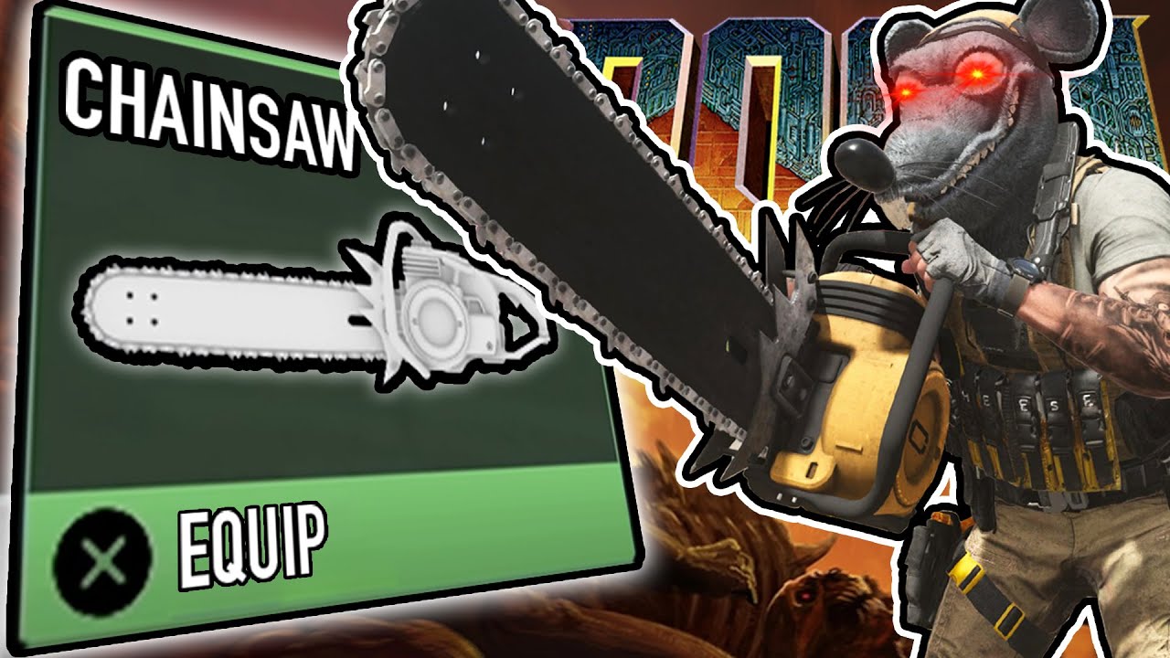 DOOMGUY Accidentally Left His Super Shotgun and Chainsaw In Call of ...