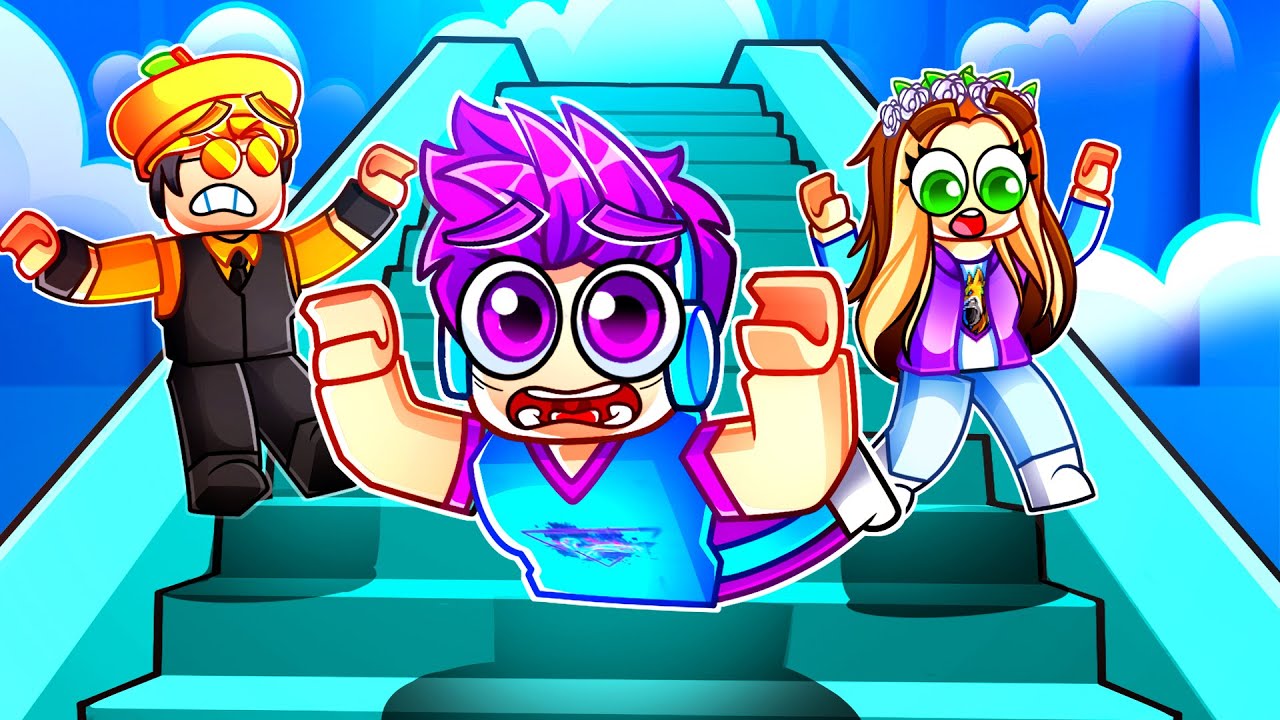 Survive the Slippery Stairs in Roblox... WIN $10,000 - YouTube