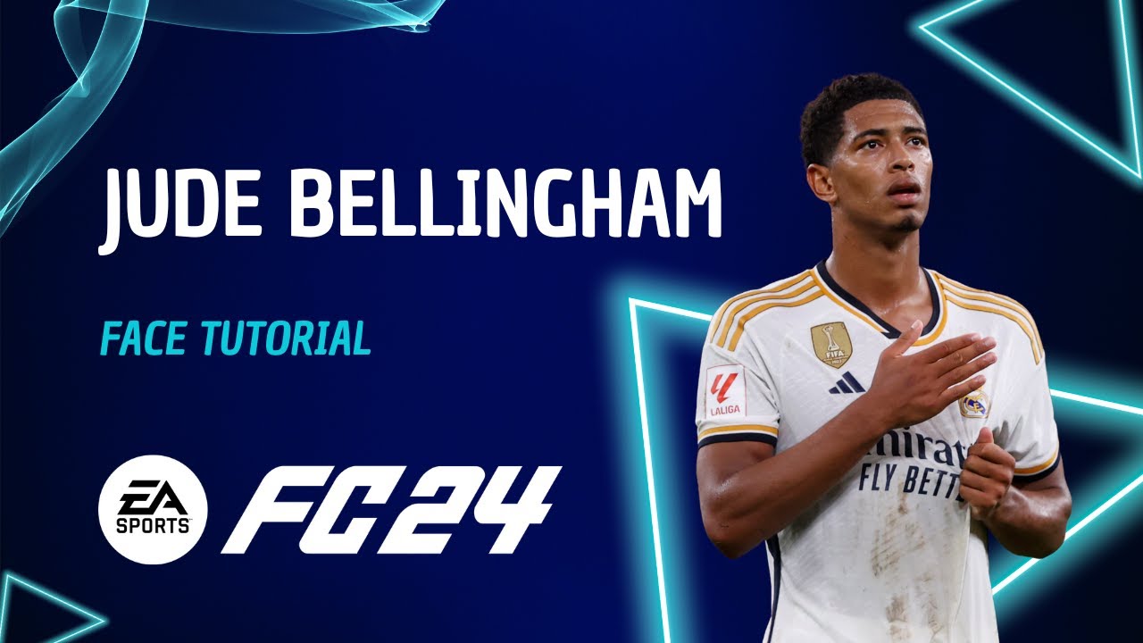 EA FC24 Player Creation Guide: JUDE BELLINGHAM Lookalike Face Tutorial ...
