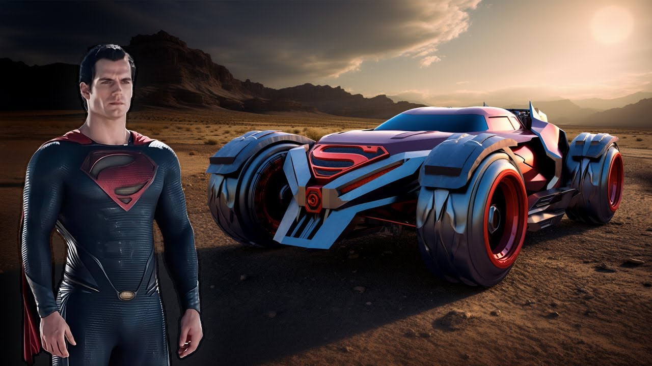 Asking AI To Create A Supercar For Each Superhero - Marvel and DC - YouTube