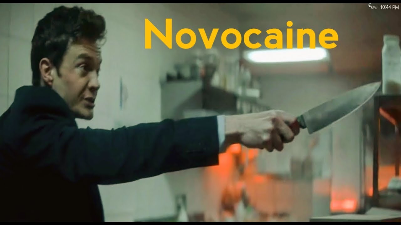Novocaine fight a robber to save his girlfriend funny scene - YouTube