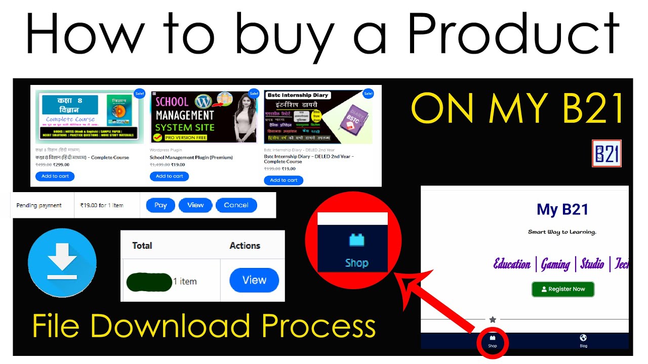 How to buy a Product on My B21 Website | My B21 Tutorial - YouTube