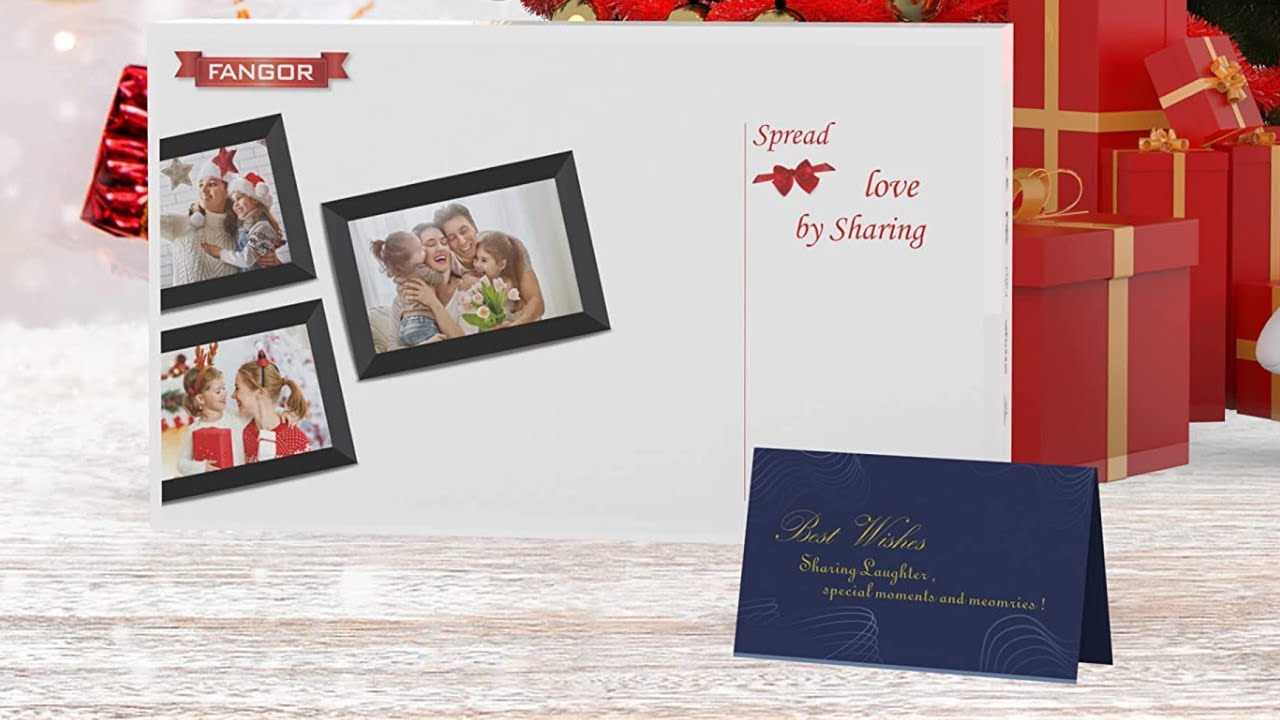 WiFi Digital Picture Frame- Fangor 14.1 Inch Large Digital Photo Frame ...