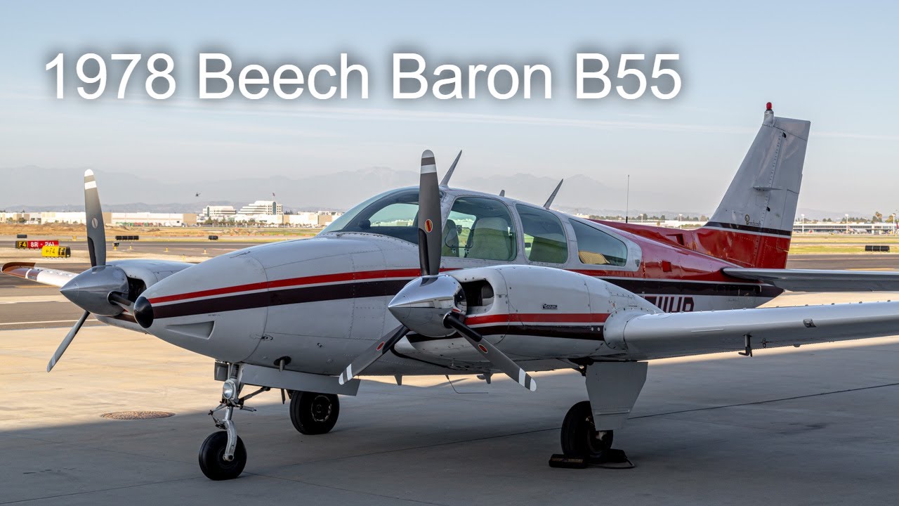 #17 1978 Baron B55 For Sale - Quick Test Flight to Oxnard and Back ...