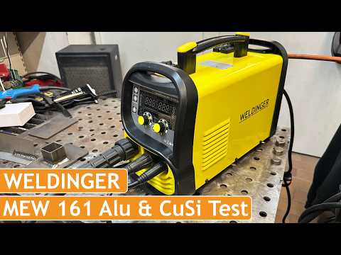 WELDINGER MEW 161 SYN eco – Aluminium schweißen & CuSi löten (Teil 2 Praxis)