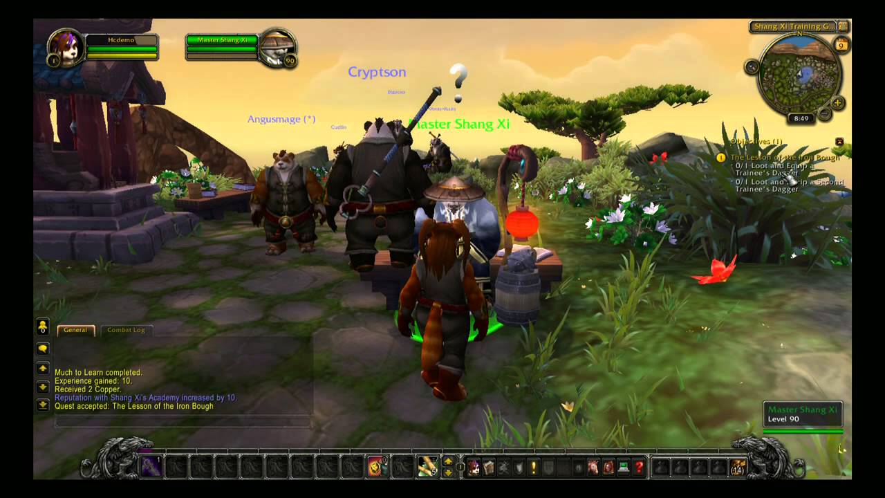 World of Warcraft Demo on A6-5200 / Radeon HD 8400 Hardware @ 1366 x ...
