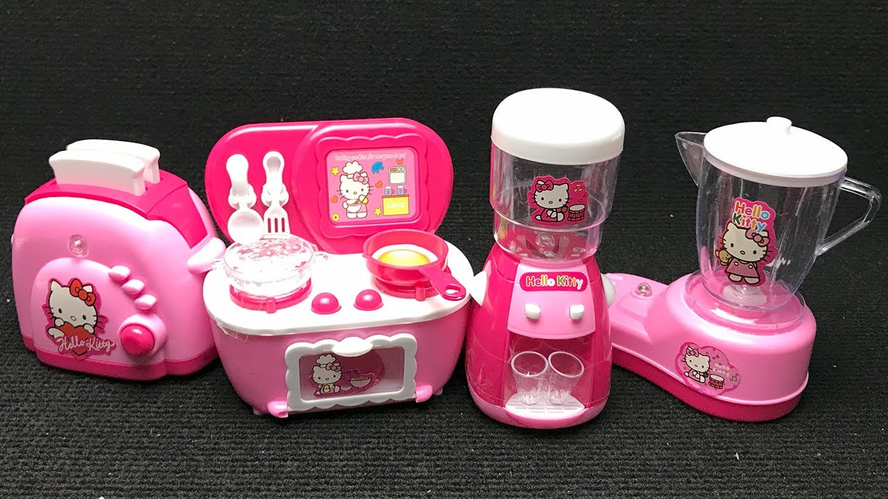 Hello Kitty Mini Household Kitchen Set Satisfying with Unboxing ...