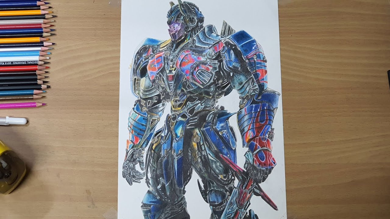 Drawing Optimus Prime :Transformers - YouTube