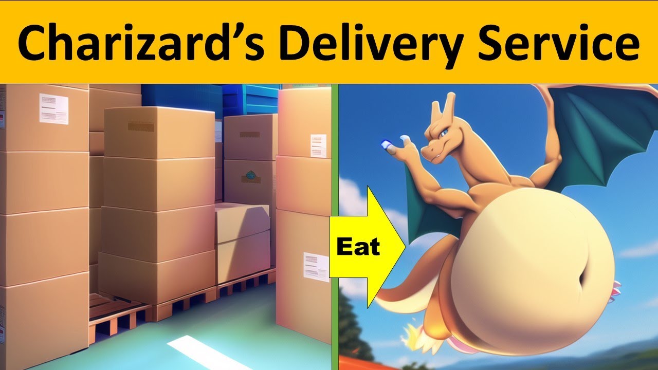 【AI_13】Charizard's Delivery Service #Vore #inflation - YouTube