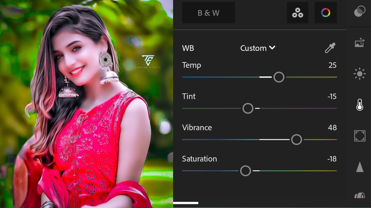 Lightroom blue and green tone photo editing | Red and green effect ...