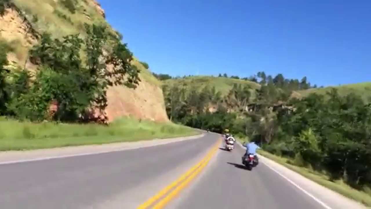 Sturgis 2014 Nemo Road Ride Vid from Sturgis to Rapid City, SD, last 1/ ...