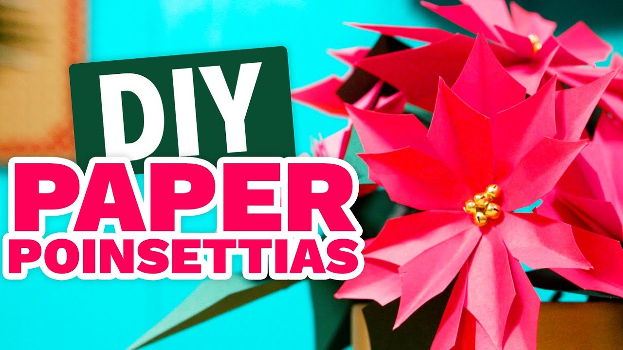 DIY Paper Poinsettias - HGTV Handmade - YouTube