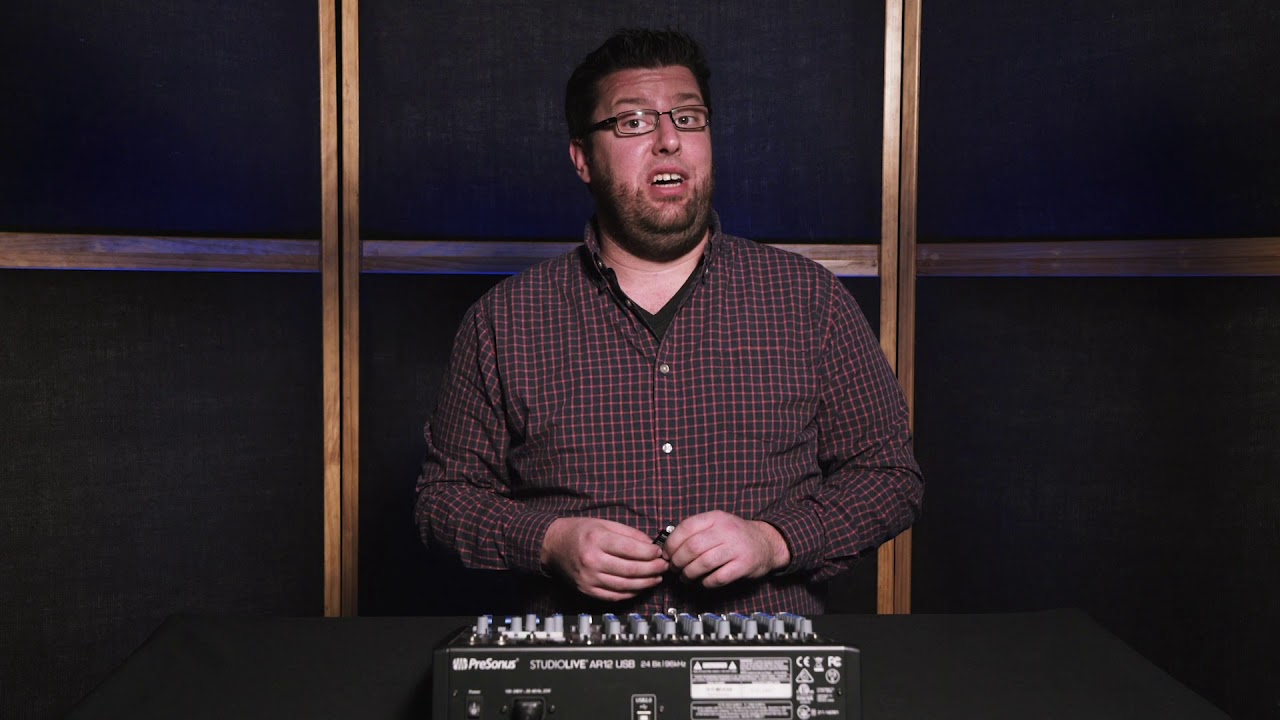 StudioLive AR Mixers: Overview and Recording to SD Card - YouTube